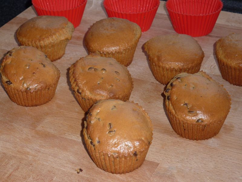 Muffin nature et au chocolat - Cuisine Passion